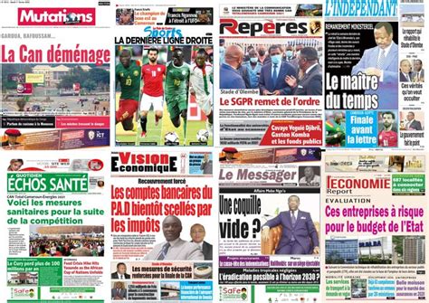 Cameroun La Revue De Presse Du Mardi 8 Février 2022 Lebledparle