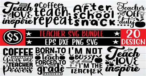 Teacher Svg Bundle Bundle · Creative Fabrica