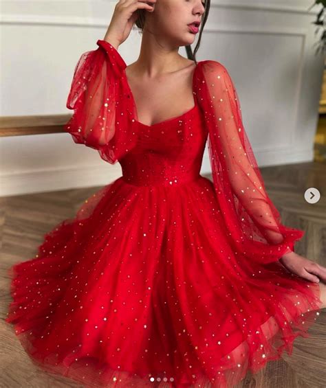 Red Tulle Short Prom Dress Red Tulle Cocktail Dress On Storenvy