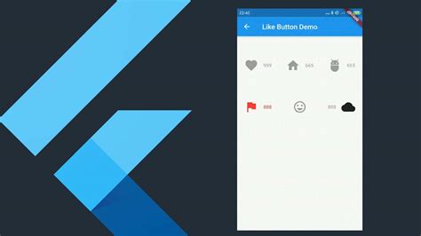 like button is a flutter library