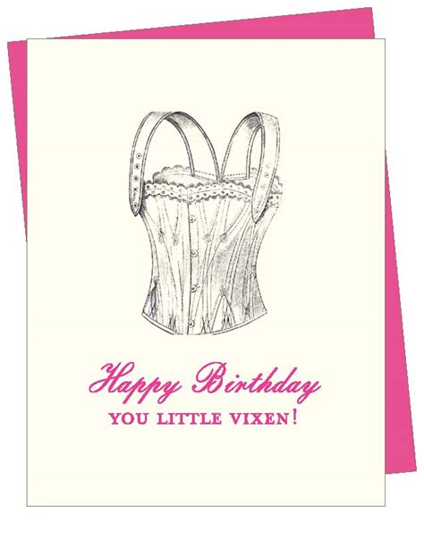 Bellamuse Birthday Card Birthday Vixen