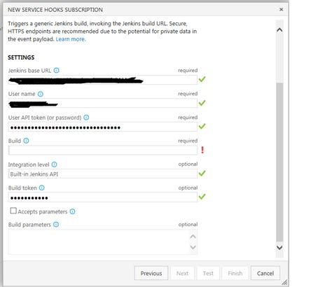 getting issues while vsts integration with jenkins using