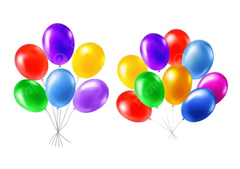 Helium Balloon Vector Art Png Helium Balloon Bunch Air Anniversary
