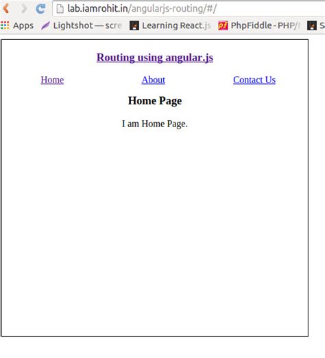 angular js routing and templating example