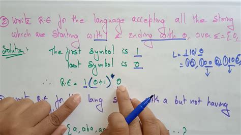 regular expression examples toc lec 41 bhanu priya youtube