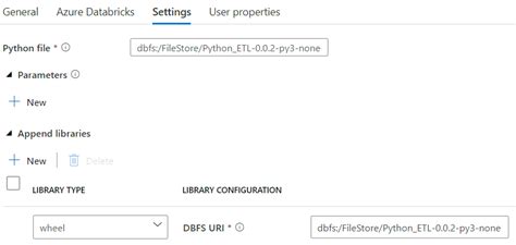 pyspark azure data factory run databricks python wheel stack overflow