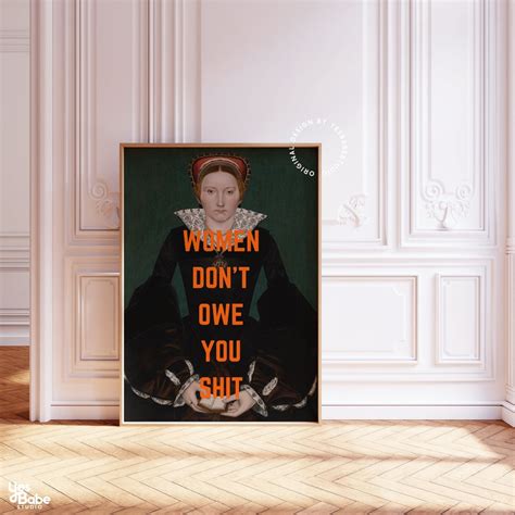 Feminist Wall Art Altered Art Print Feminism Prints Maximalist Wall