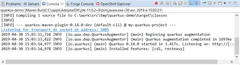 create your first quarkus project with eclipse ide red hat codeready