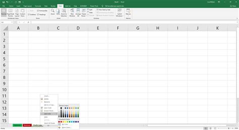 how to create an excel spreadsheet with tabs