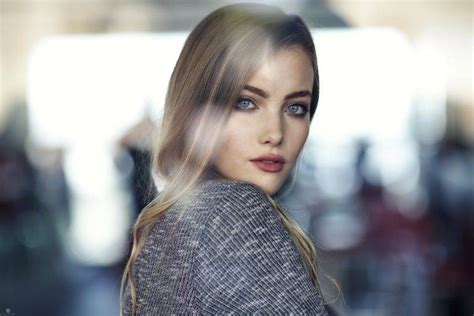 Women Blonde Blue Eyes Alessandro Di Cicco Face Model Portrait