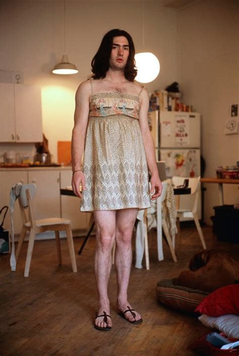 Funny Portraits Of Men Dressed In Their Girlfriends Clothes