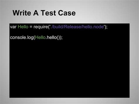 How To Write Node Js Module