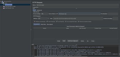 how to fix jmeter arrayindexoutofboundsexception stack overflow
