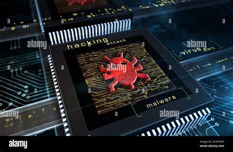 Computer Virus Attack Cyber Security Malware Crime Spying Software