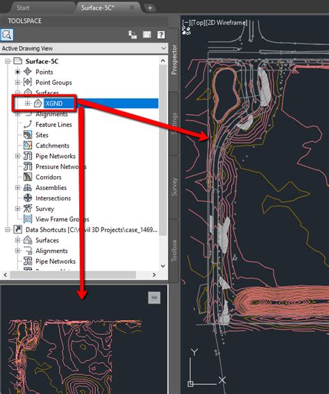 how to preview civil 3d objects in the toolspace civil 3d 2019