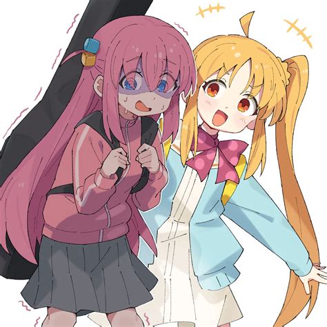 Gotou Hitori And Ijichi Nijika Bocchi The Rock Drawn By Taru Haru
