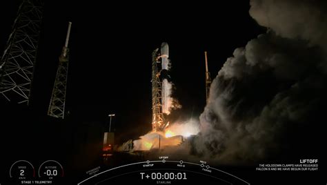 Spacex Launches 55 Starlink Satellites Lands Rocket On Ship At Sea Space