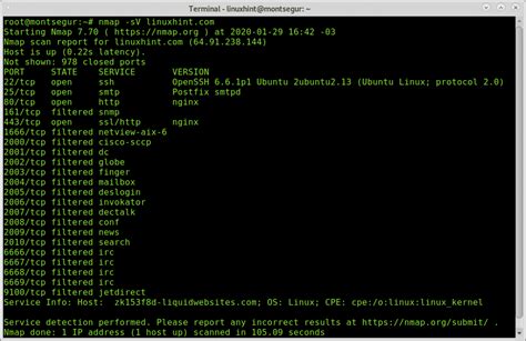 how to find a linux server with nmap systran box