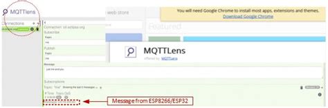 pushing topic to mqtt with esp32 esp8266