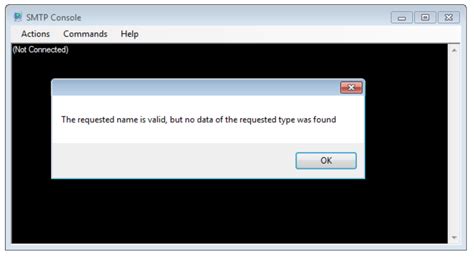 testing smtp relay server connection issues without using telnet