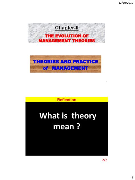 The Evolution Of Management Theories Warning Tt Undefined Function