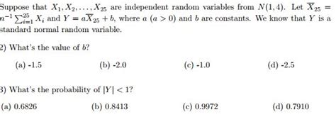 solved suppose that x1 x2 x25 are independent r