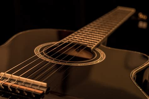 Free Images Acoustic Guitar Band Black Electric Guitar Musical