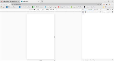 javascript getting white screen on running npm start in my react js