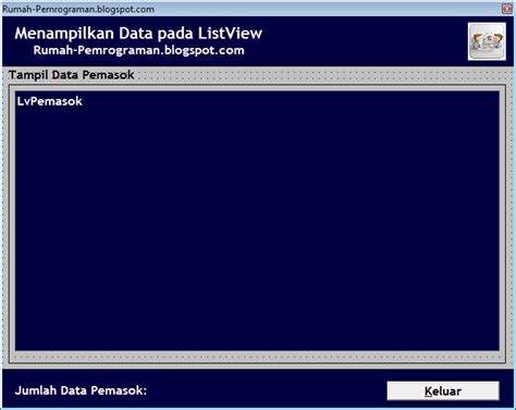 source code menampilkan data dari database ke listview vb6 mahir oprek