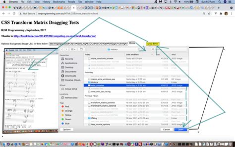 css 3d transformation matrix multiple image tutorial