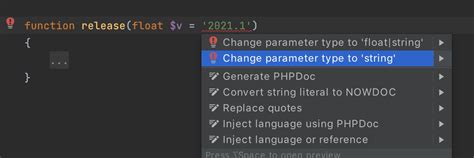 phpstorm 2021 1 preview for php and html files 20 new inspections