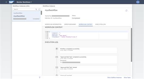 trigger a workflow instance from a sapui5 application developed in a