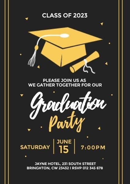 College Graduation Party Invitation Wording Samples