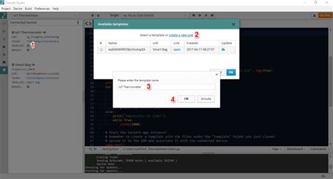 make an iot thermometer using zerynth python for