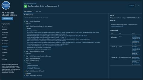 using runbooks to run ad hoc sql scripts in your database deployment