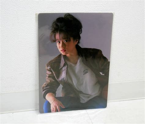 【未使用】 送料370円 R508 236 未使用保管品 中森明菜 Akina Nakamori プラスチック製下敷き Amada 当時物