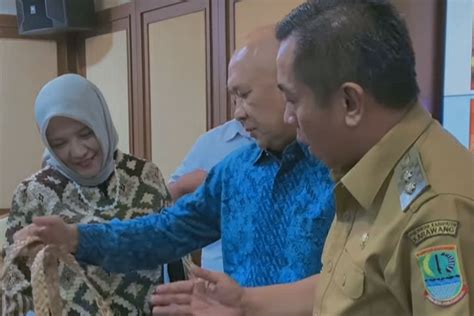 Wabup Karawang Perlihatkan Produk Umkm Lokal Ke Kemenkop Dan Ukm