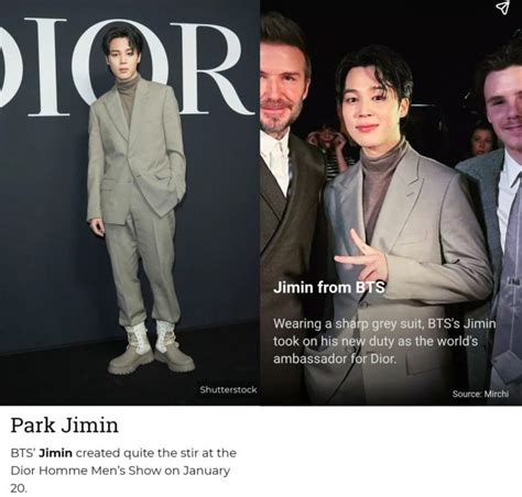 [bts News] 방탄소년단 지민 Dior Show 메인 이벤트 의상도 완벽 소화 베스트 셀러브리티 룩 황선용