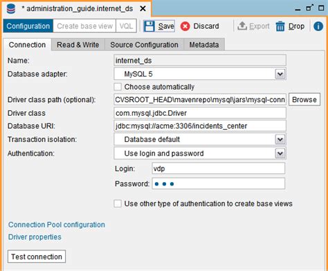 cannot create jdbc driver of class for connect url null