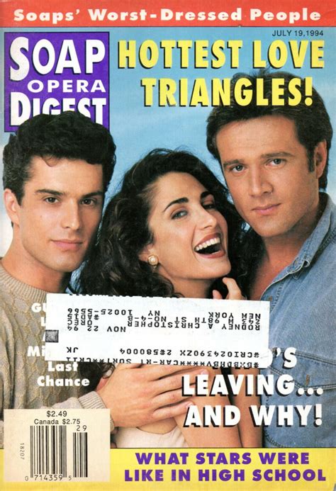 Soap Opera Digest Magazine July 19 1994 Rick Hearst Melina Etsy