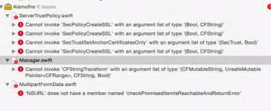 swift2 alamofire swift 2 0 branch fails with errors stack overflow