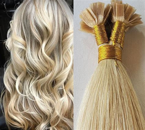Flat Tip Fusion Keratin Pre Bonded Remy Human Hair Extensions