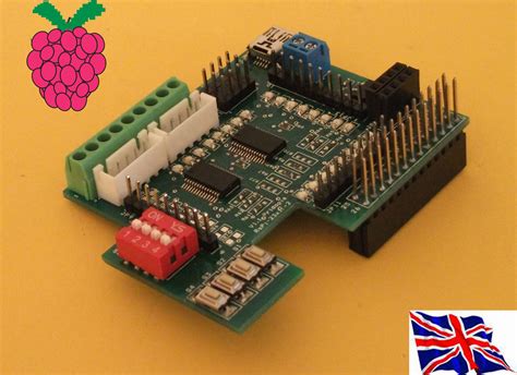 rs pi i2c 23017 x2 uln2803 x2 32bit gpio multi function board for