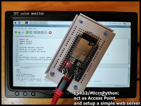 hello raspberry pi esp32 micropython exercise act as access point