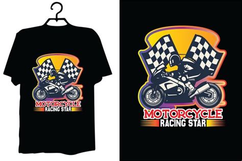 Premium Vector Motorcycle T Shirt Design Vector
