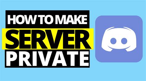 How To Make Discord Server Private Youtube
