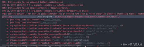 java lang nosuchmethodexception tk mybatis mapper provider base