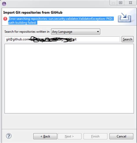 git can t connect to github private repo with eclipse stack overflow