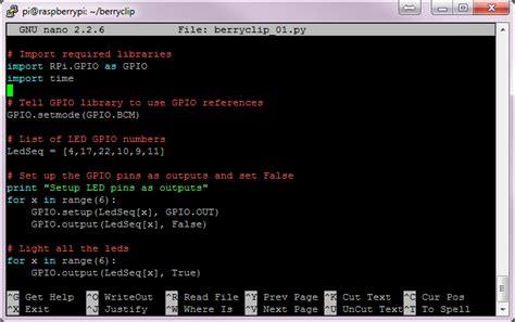 quick guide to nano text editor on the raspberry pi raspberry pi spy