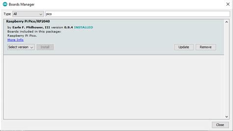 how to program raspberry pi pico with the arduino ide